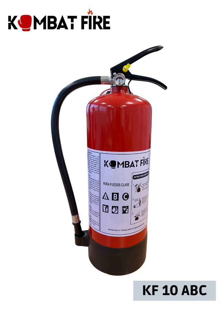 EXTINTOR RECARGABLE TIPO ABC DE 10 LBS MARCA KOMBAT FIRE | FSI | FIRE ...
