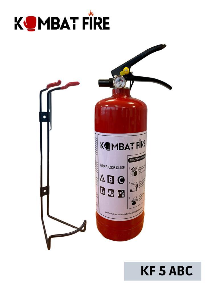 EXTINTOR RECARGABLE TIPO ABC DE 5 LBS KOMBAT FIRE | FSI | FIRE SECURITY ...
